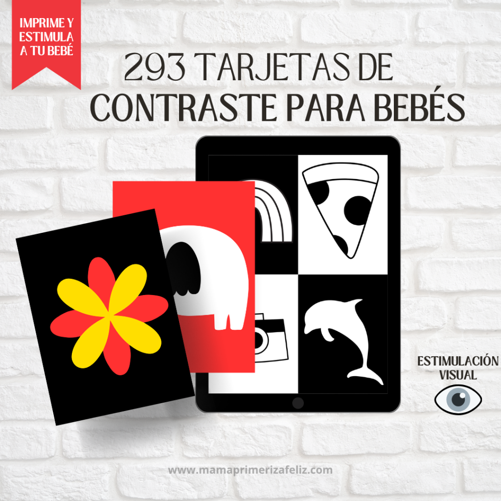 Tarjetas Didácticas de estimulación Visual para bebés - Mama Primeriza ...