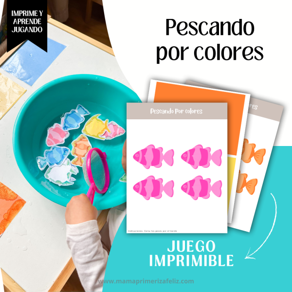 Juego de clasificación de colores - Mama Primeriza Feliz