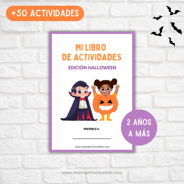 Libro de actividades edición Halloween - Mama Primeriza Feliz