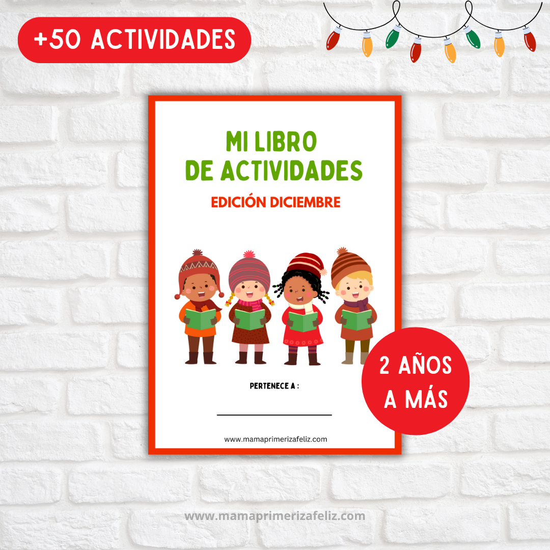 Librito de actividades edición navidad - Mama Primeriza Feliz