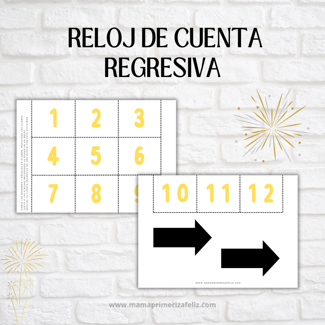 Kit Imprimible de Año Nuevo 2026 para Niños - Mama Primeriza Feliz